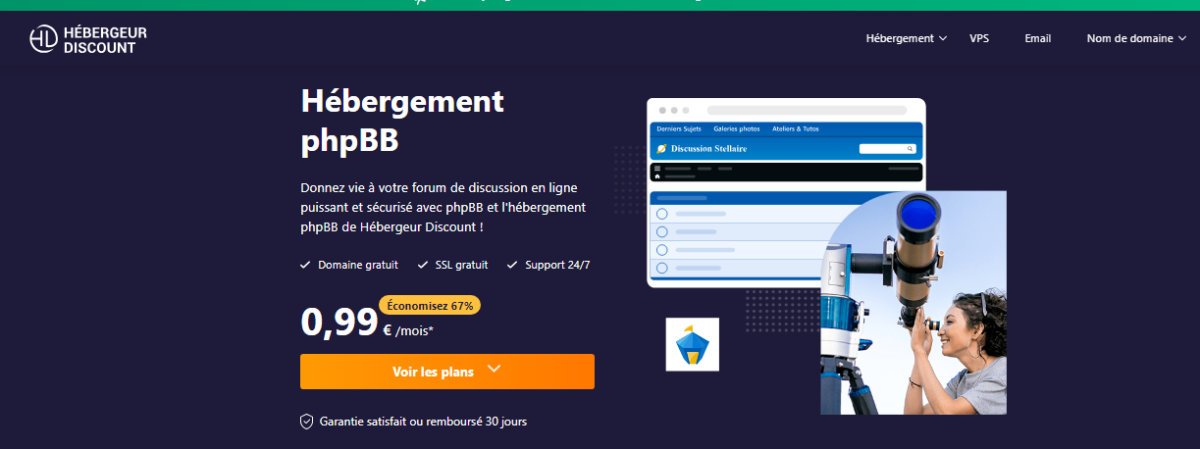 Pourquoi choisir Hébergeur-Discount pour votre hébergement phpBB ? - Hebergeur Discount
